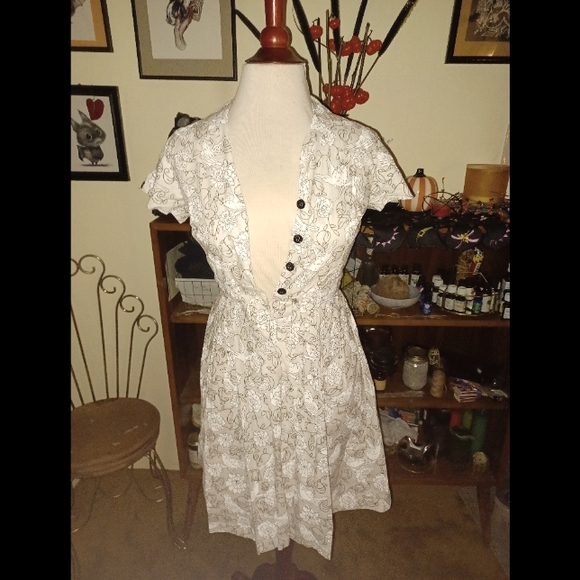 Modcloth | Dresses | Bea Dot By Modcloth Retro Shirt Dress | Poshmark